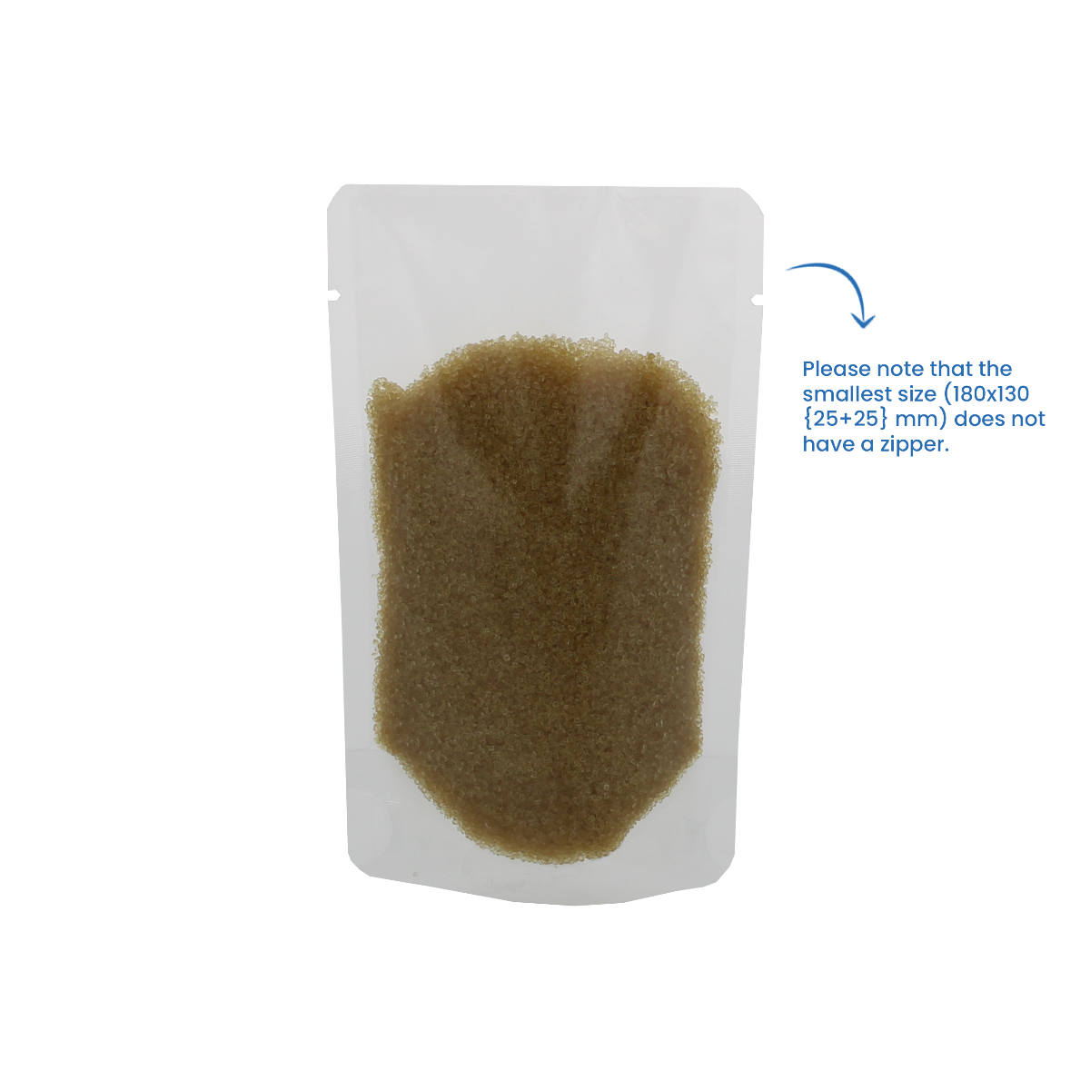 Sachet Stand-up - transparant - PouchDirect